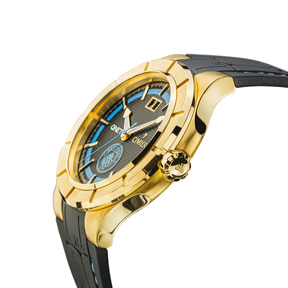 Qnetcity Automatic Watch - Gold Cimier man watch CM2005